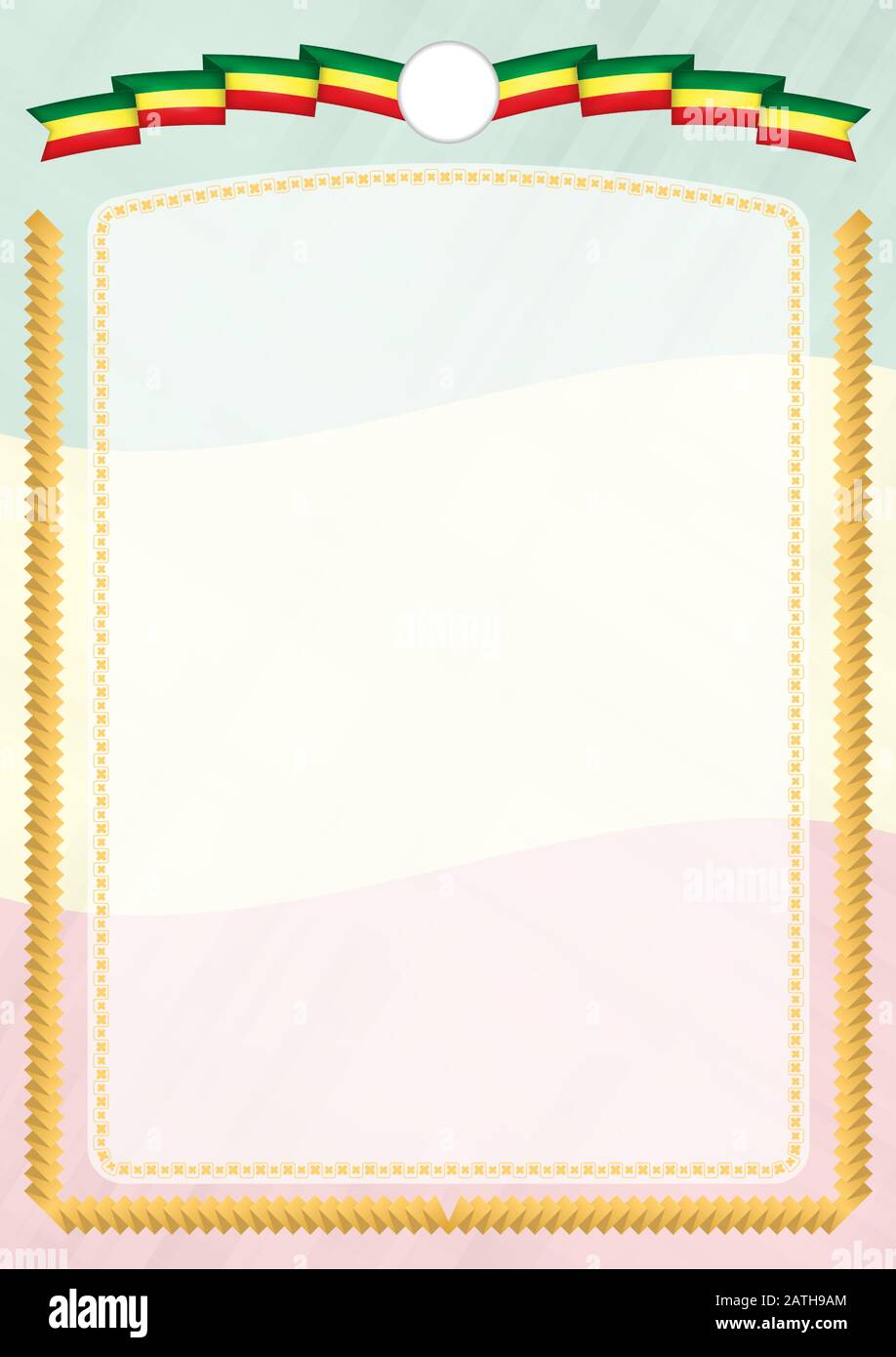 Border made with Serbia national flag. Brush stroke frame. Template ...