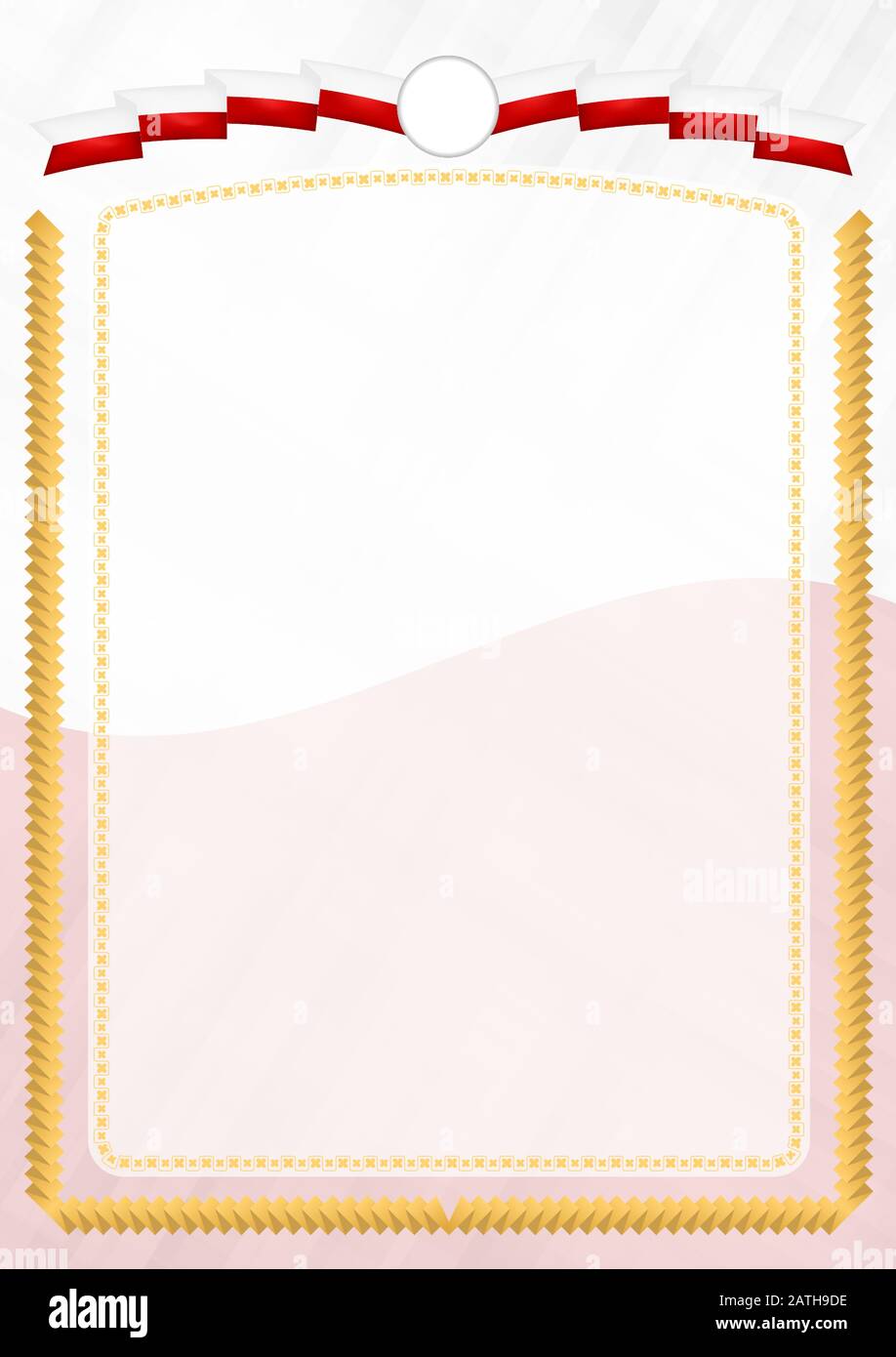 Border made with Tonga national flag. Brush stroke frame. Template ...