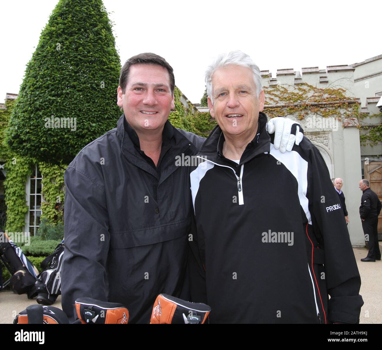 Singer Tony Hadley Spandau ballet and ITN newscaster Nicholas Owen ...