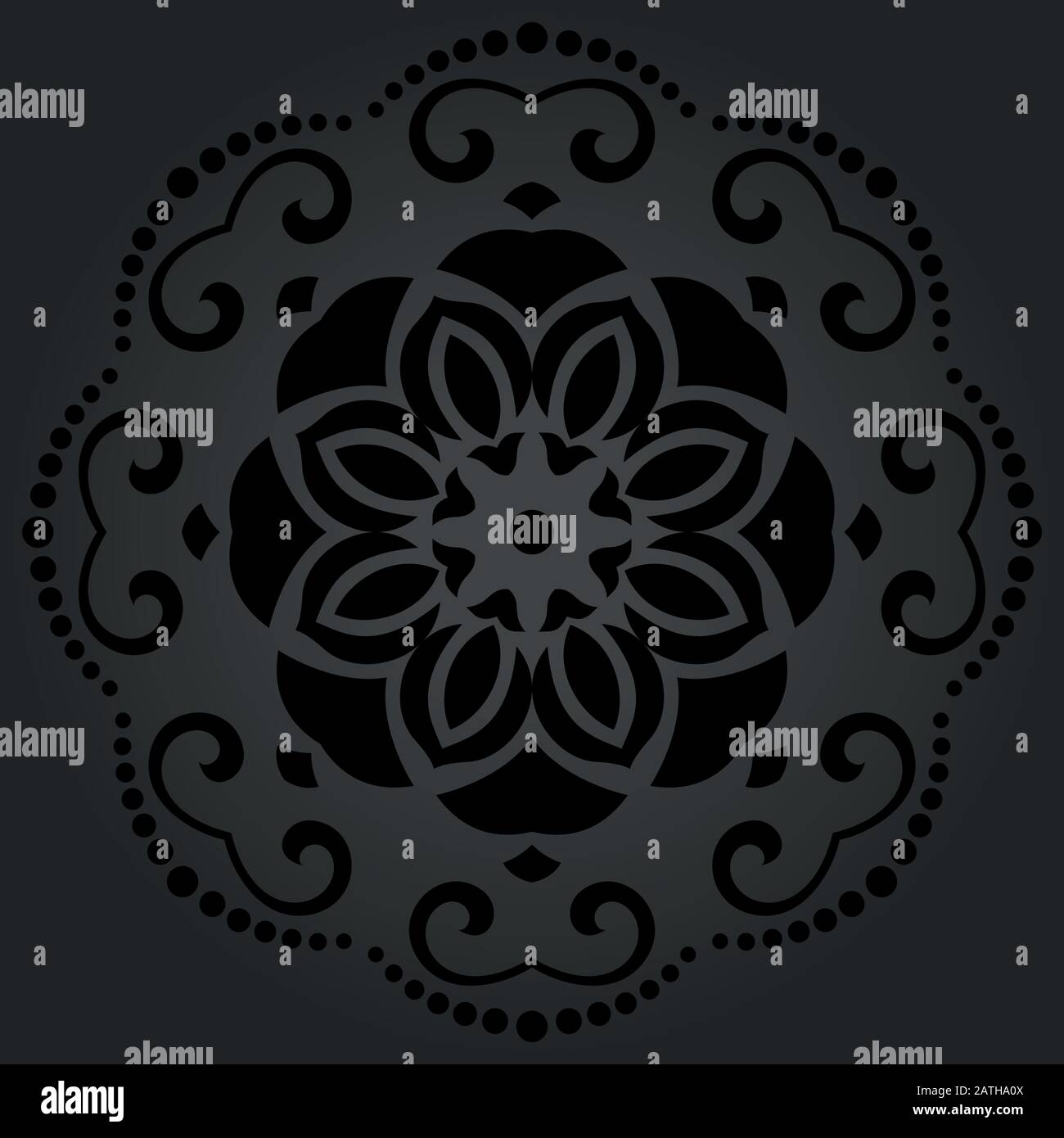 Floral Vector Abstract Pattern Stock Vector Image & Art - Alamy