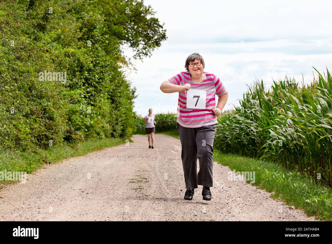 Disabled group in nature hi-res stock photography and images - Alamy