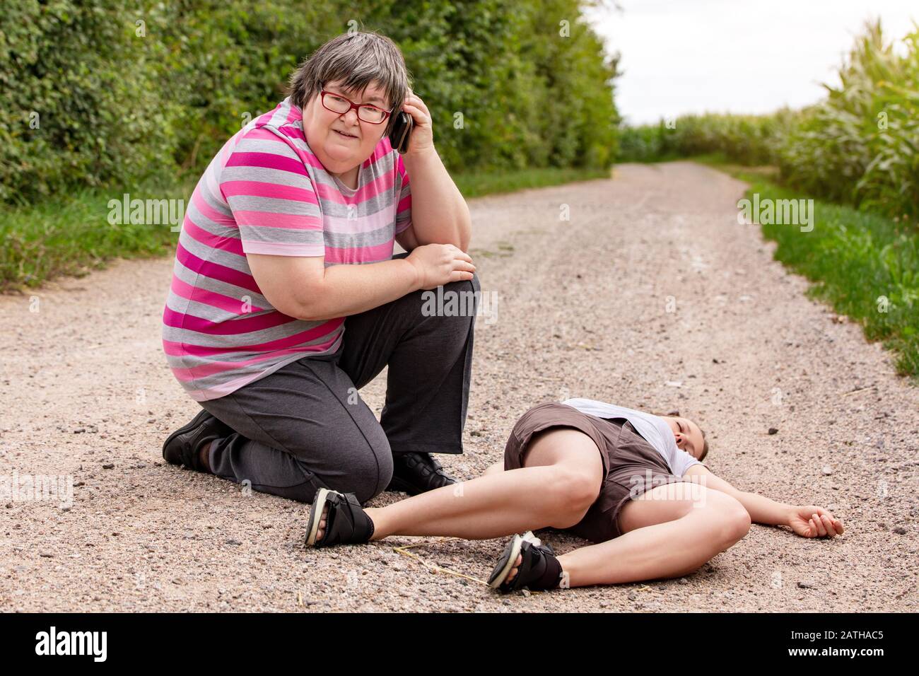 Mentally handicapped person hi-res stock photography and images - Alamy