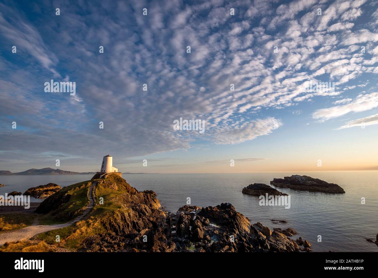 Wales Twr Mawr Lighthouse High Resolution Stock Photography and Images ...