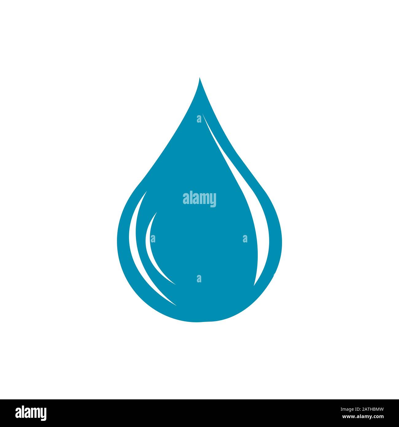Water drop symbol vector icon illustration - Vector Stock Vector Image ...