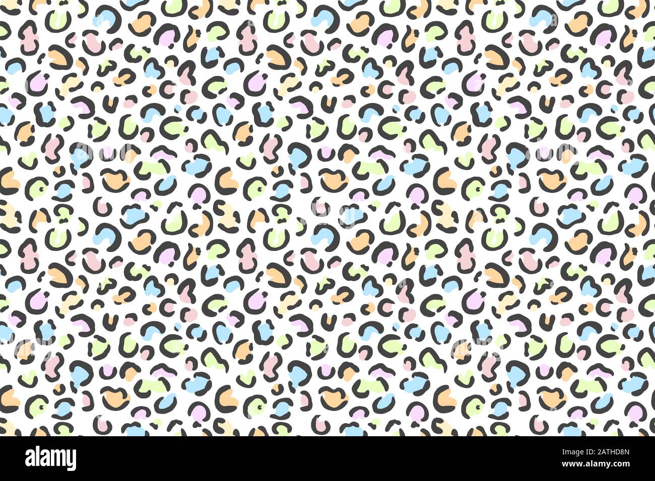 Leopard jaguar pattern seamless. Vector texture background. Colorful ...