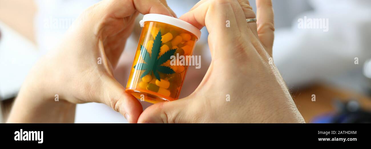 Medical cannabis container hi-res stock photography and images - Alamy