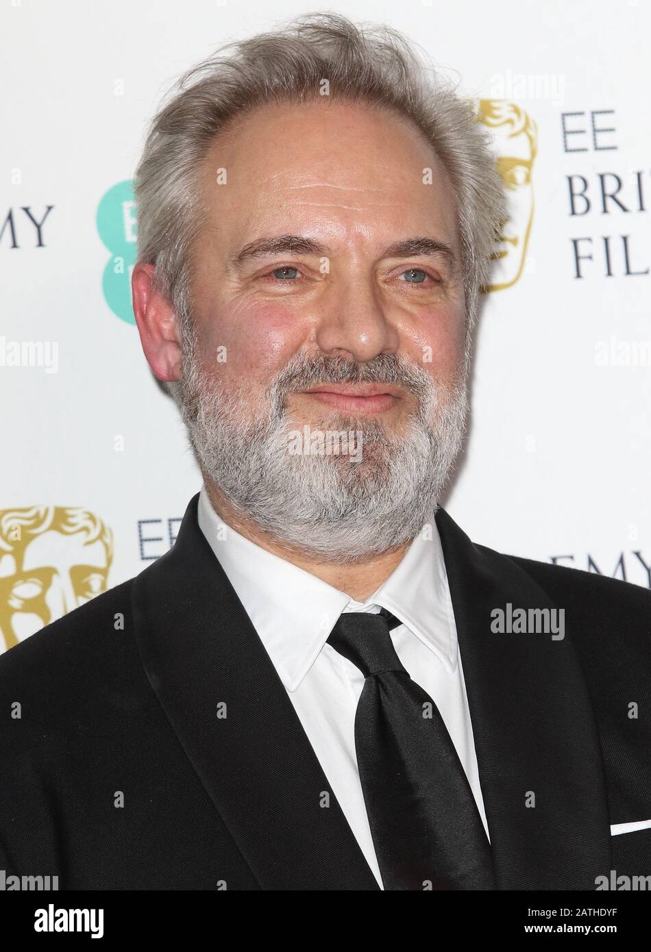 Sam Mendes - Best Director and Best Film for 1917 during the BAFTA ...