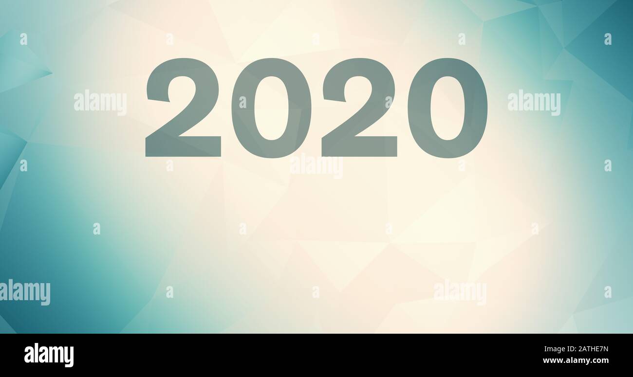 Illustration 2020 wallpaper gradient design backdrop digits, 2020 ...