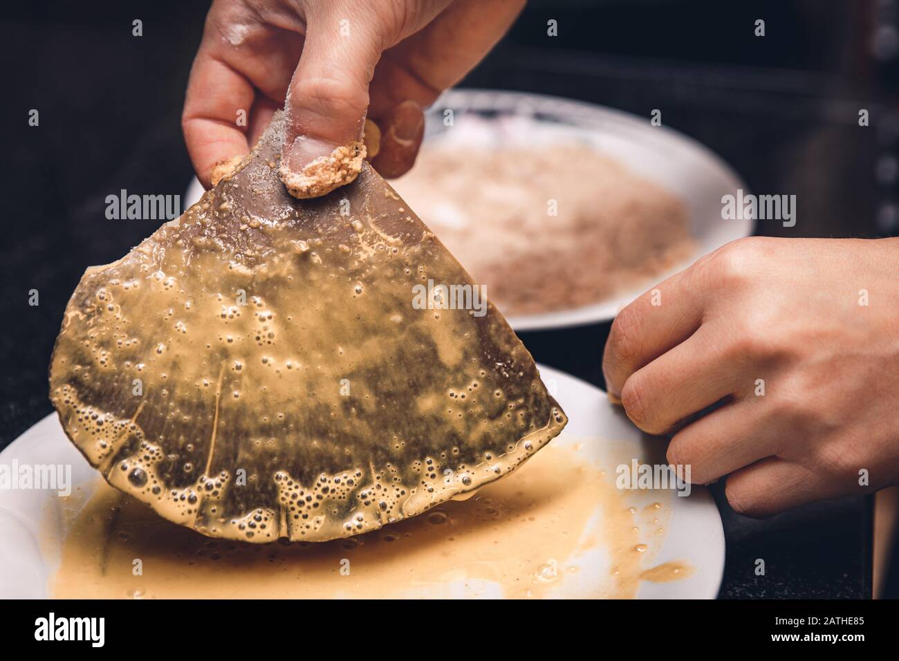Egg coating hi-res stock photography and images - Alamy