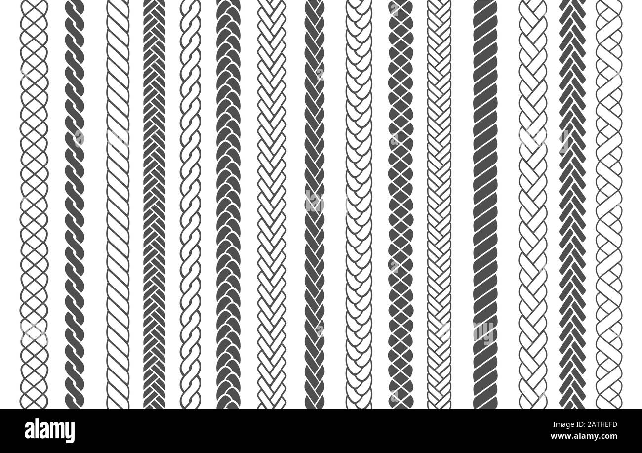 Textile braids patterns Stock Vector Image & Art - Alamy