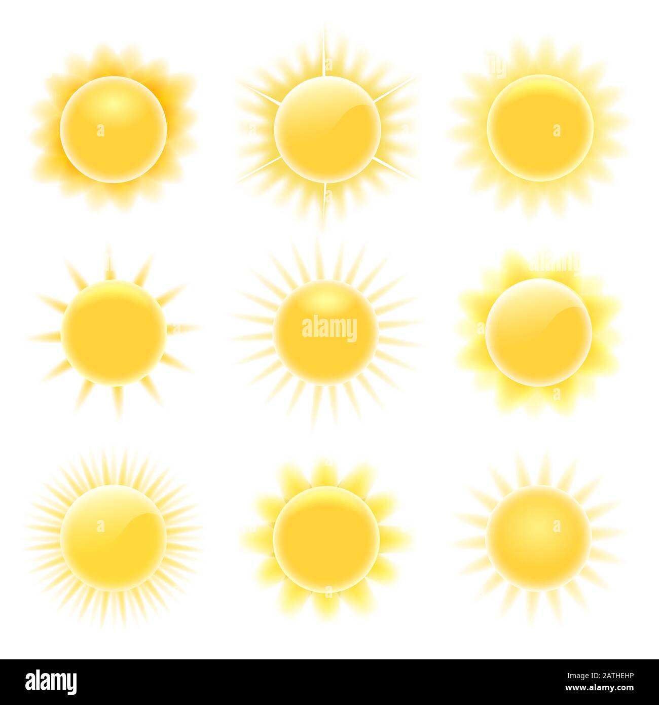 Cartoon suns hi-res stock photography and images - Alamy