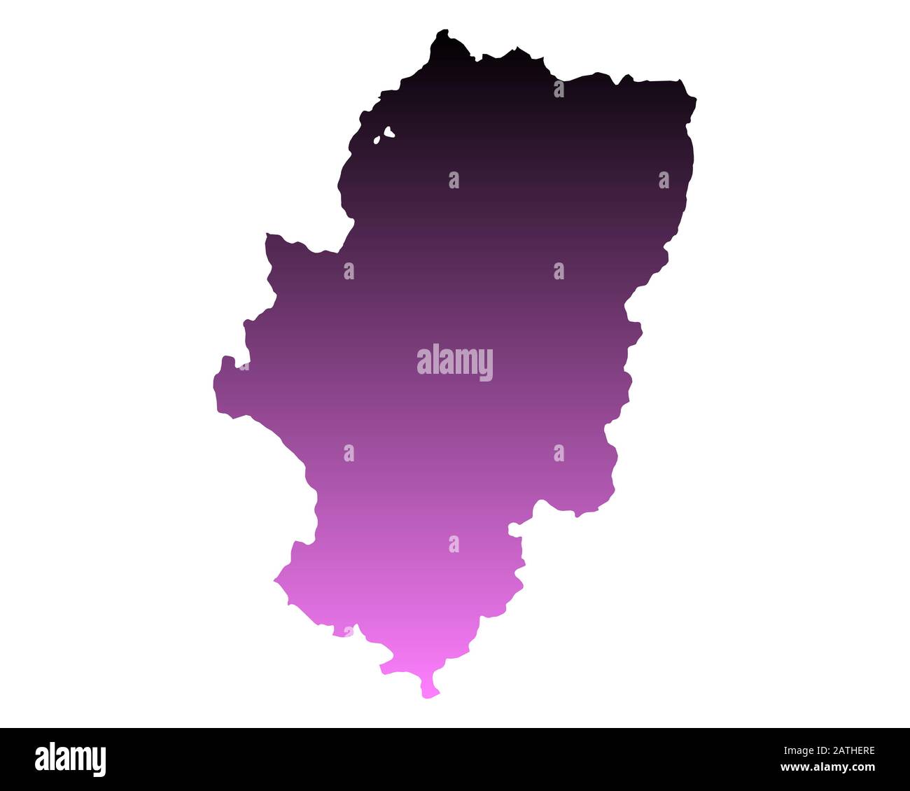 Map of Aragon Stock Photo - Alamy