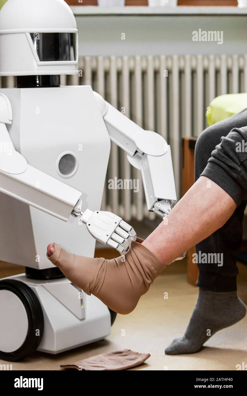 Putting on stockings hi-res stock photography and images - Alamy