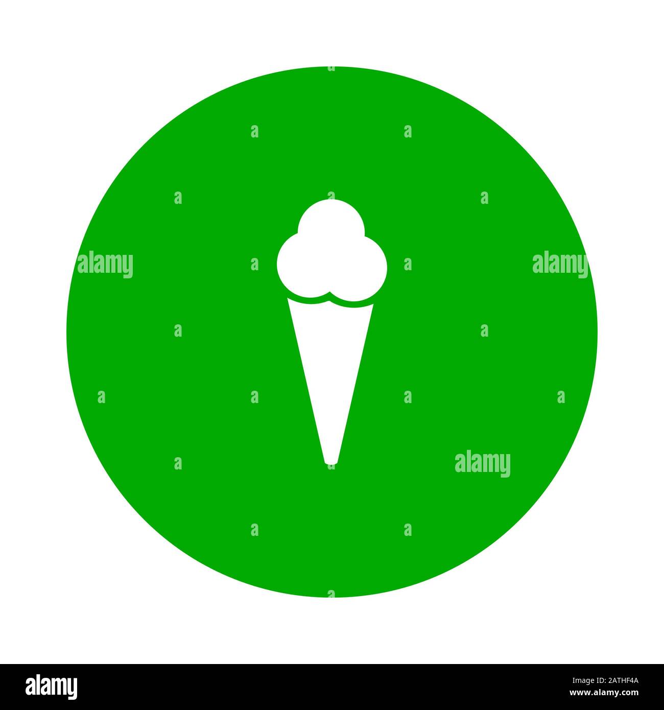 Ice cream and circle Stock Photo - Alamy