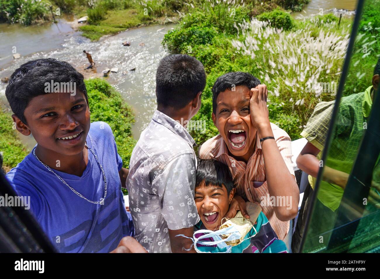 Tourists interacting locals hi-res stock photography and images - Alamy