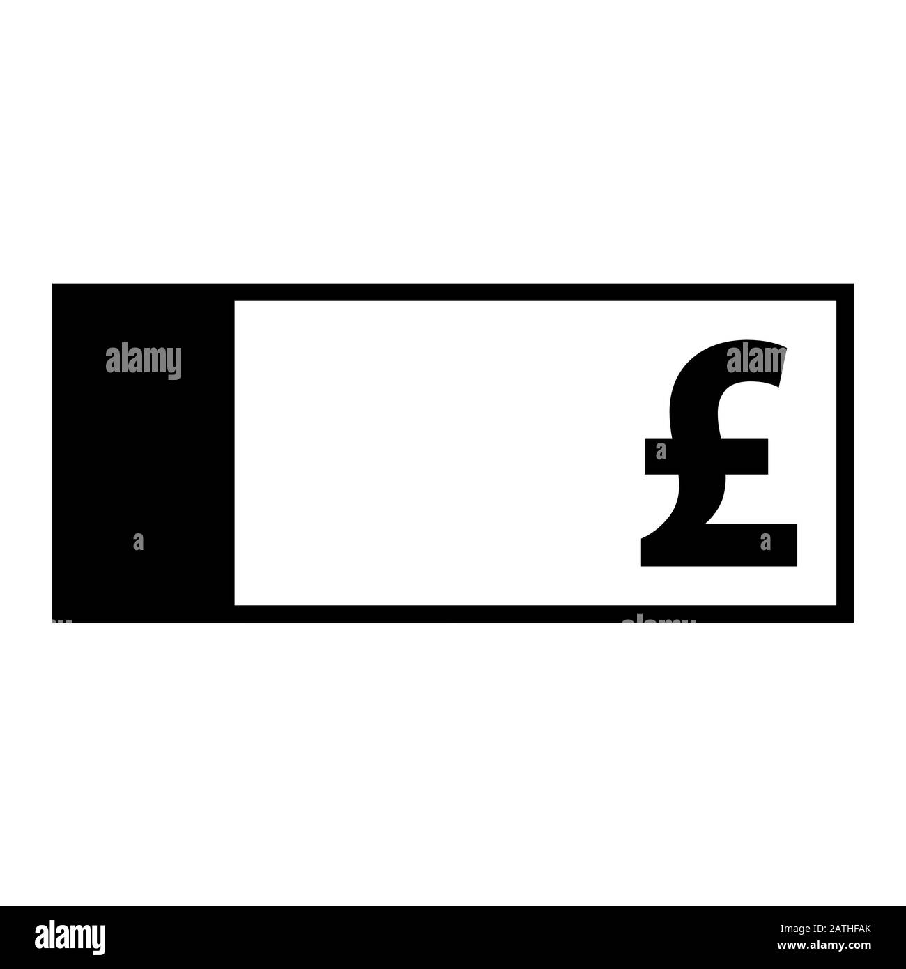 Pound banknote Black and White Stock Photos & Images - Alamy