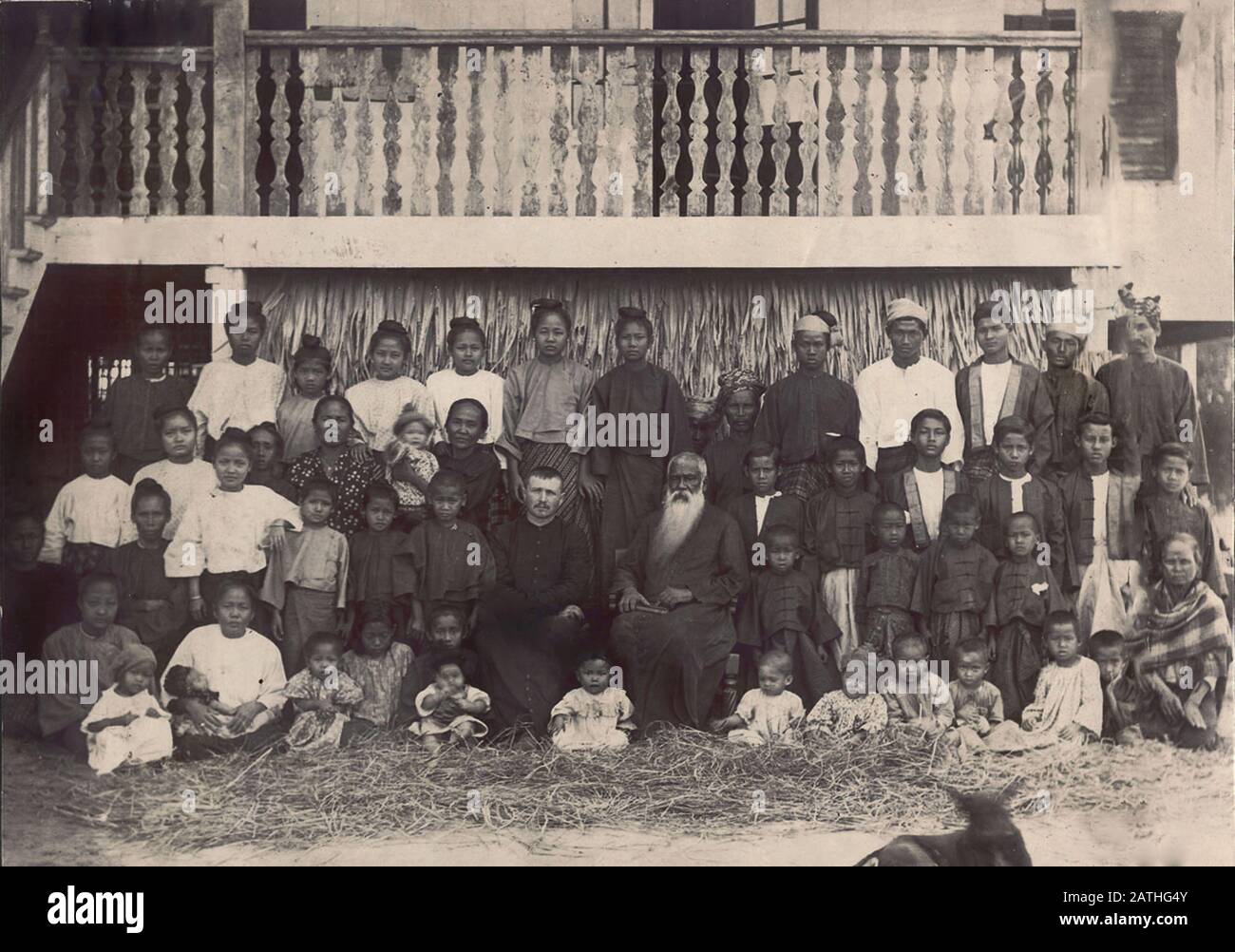 Paris Foreign Missions Society in Myanmar. Beginning of 20th century ...