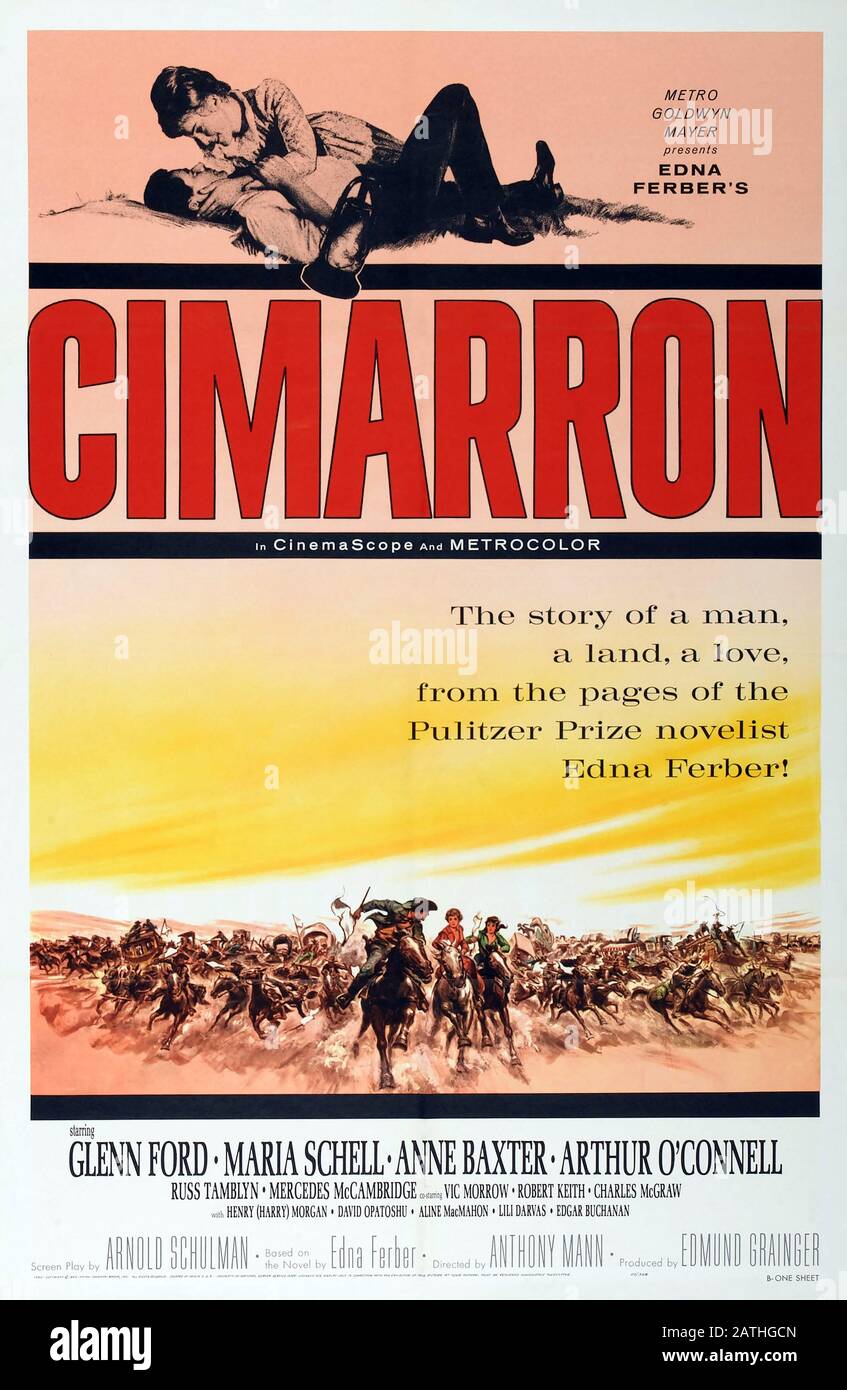 Cimarron Year : 1960 USA Director : Anthony Mann Poster (USA Stock ...