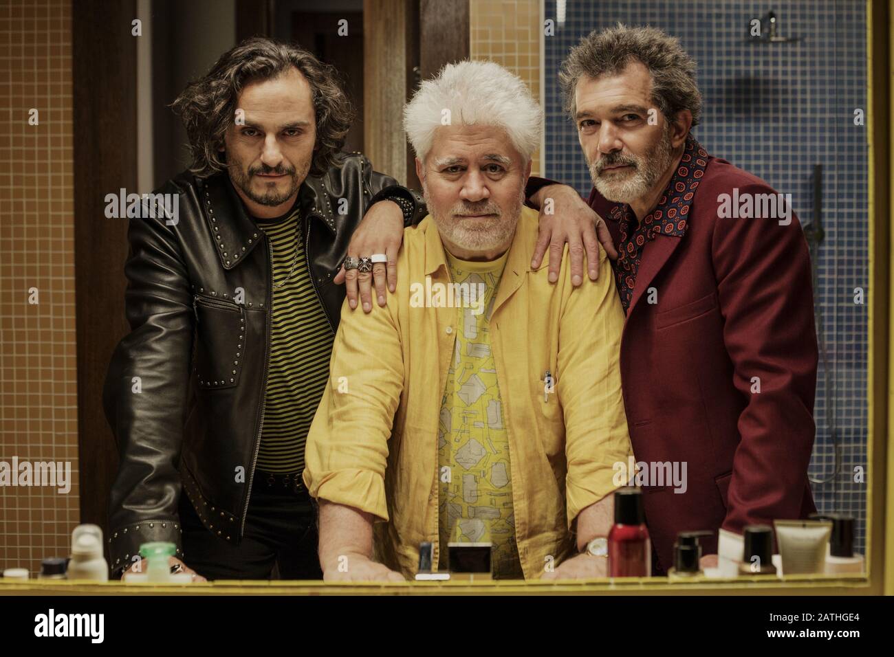 Dolor y gloria Year : 2019 Spain Director : Pedro Almodovar Asier ...