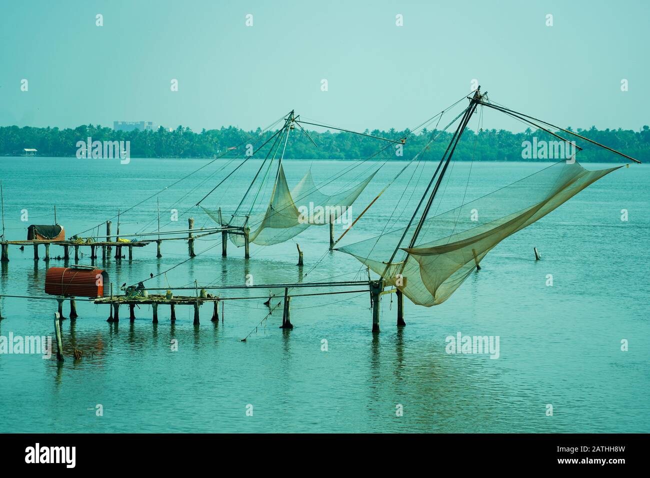 Chinese fishing nets. From a series of travel photos in Kerala, South ...