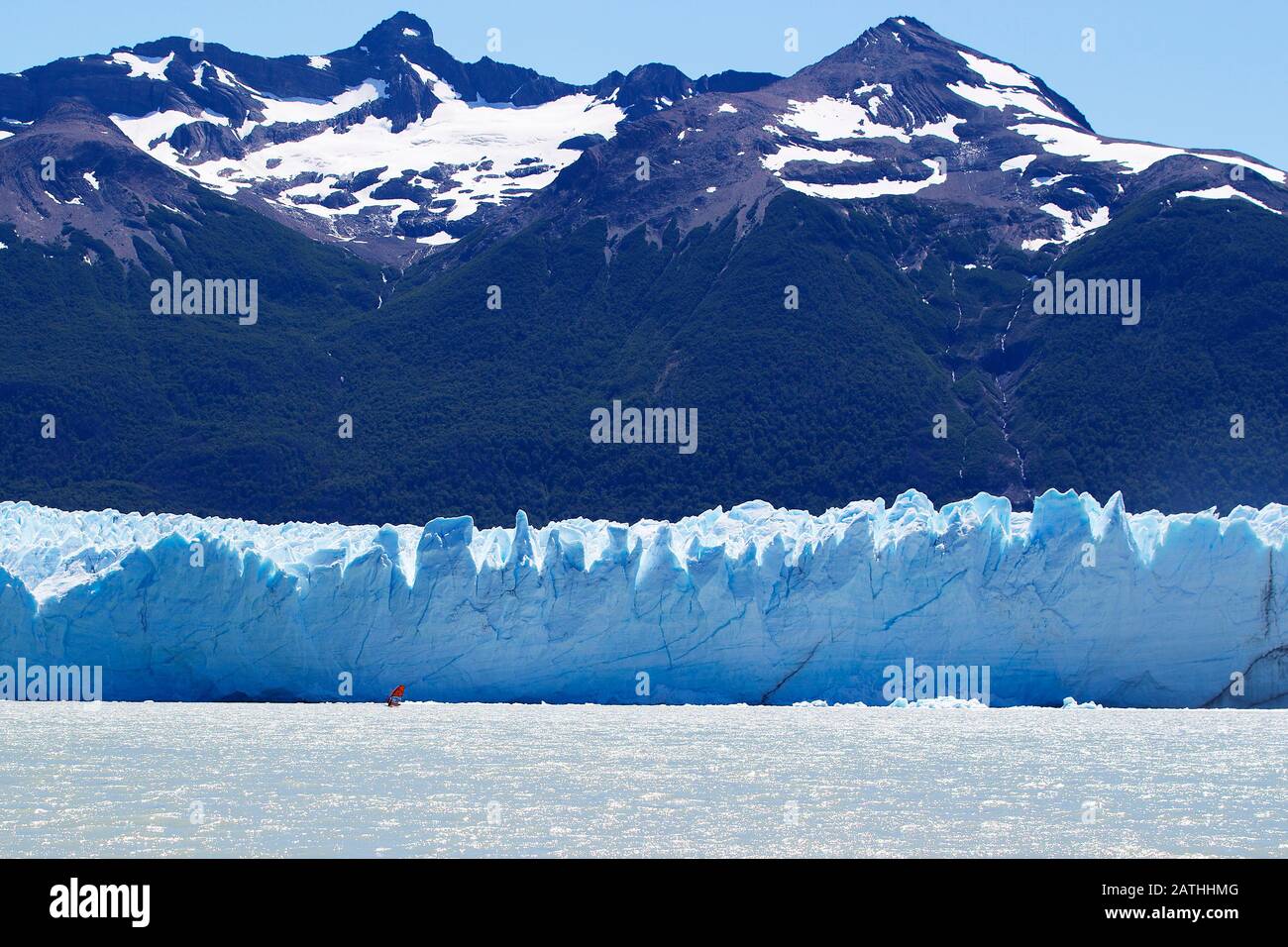 Windsurfing France Big Waves Stock Photo - Alamy