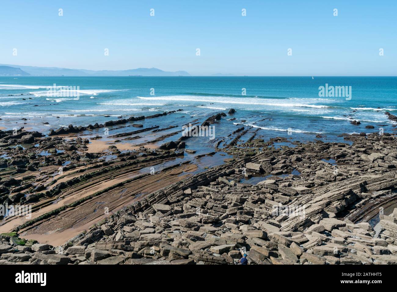 Playa de Barrika in the Basque Country Stock Photo - Alamy