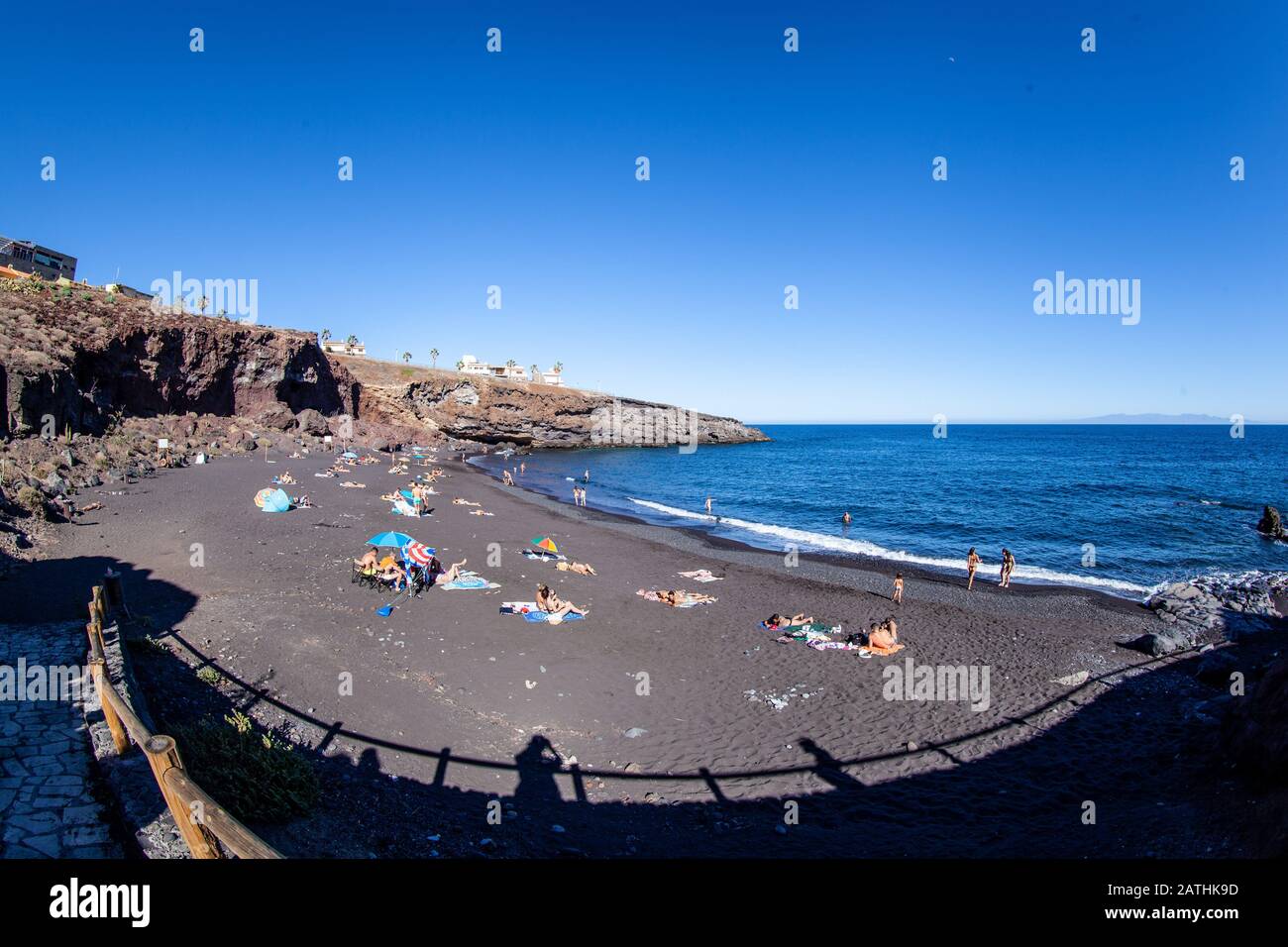 El Abrigo beach in Fasnia (Tenerife island Stock Photo - Alamy