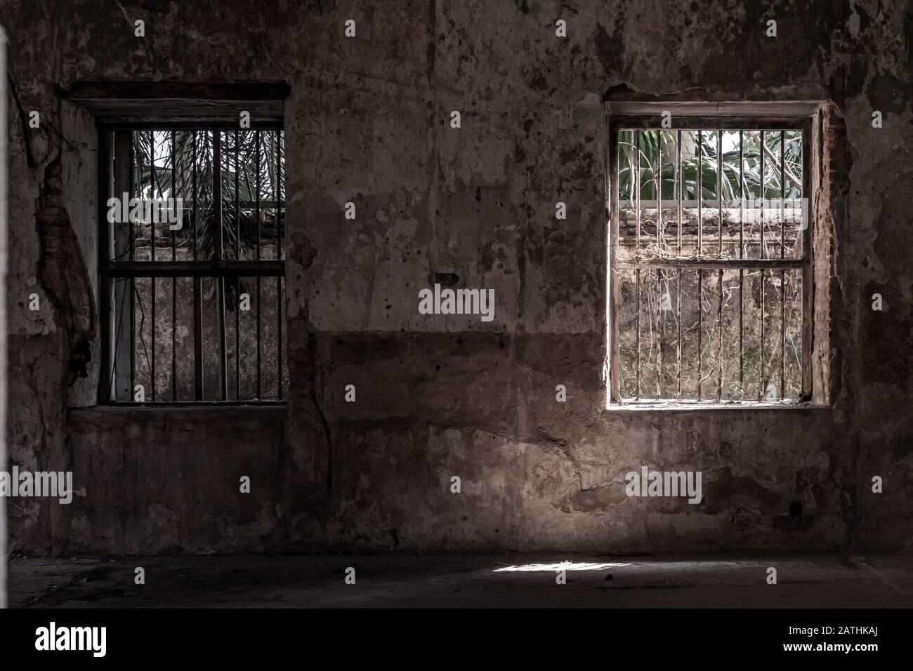 Bangkok, Thailand - Feb 2, 2020 : Abandoned buildings : Within the old ...