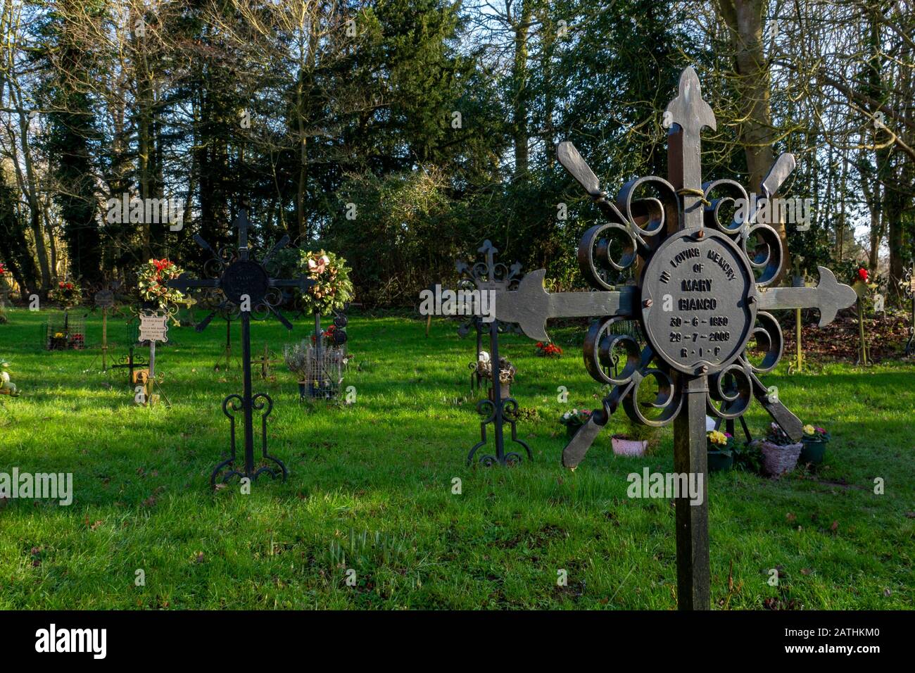 Iron grave markers hi-res stock photography and images - Alamy