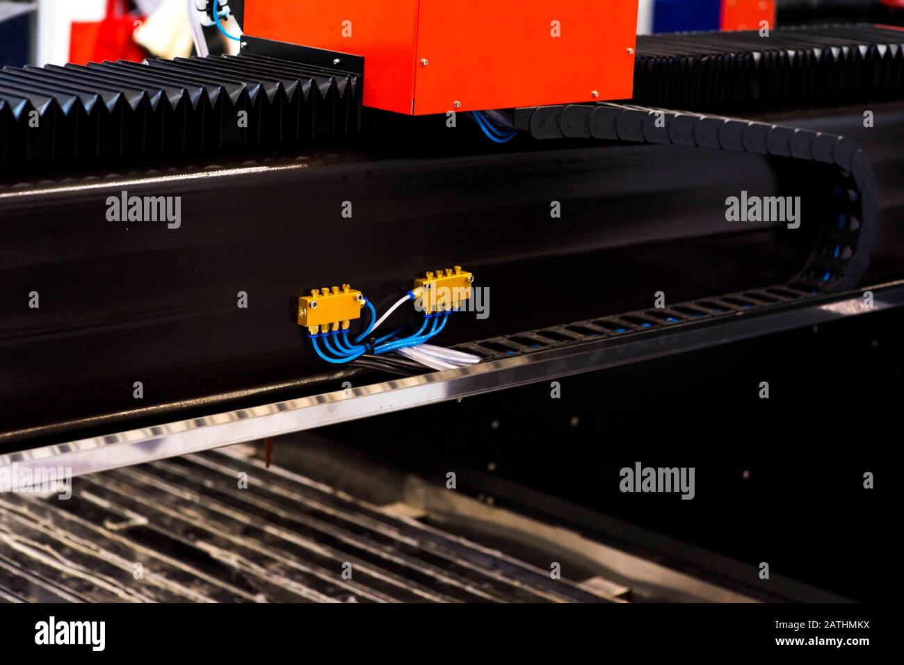 Milling and sawing machine for processing wood Stock Photo - Alamy