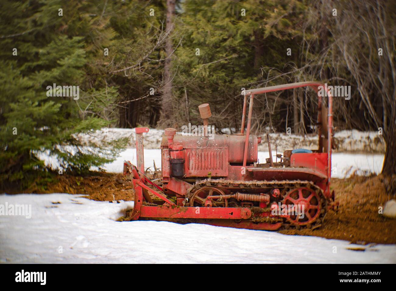 1932 international mccormick deering t20 bulldozer crawler hi-res stock ...