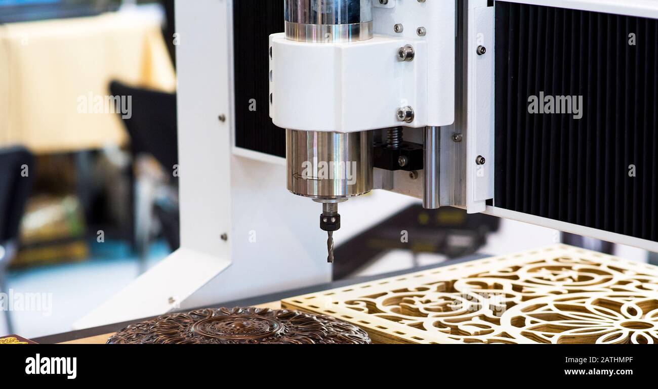 Milling and sawing machine for processing wood Stock Photo - Alamy