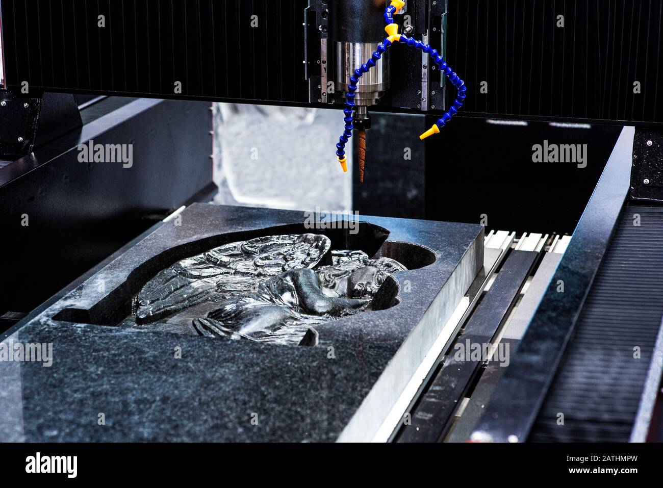 Molding made with 3D printing inserted into an injection molding ...