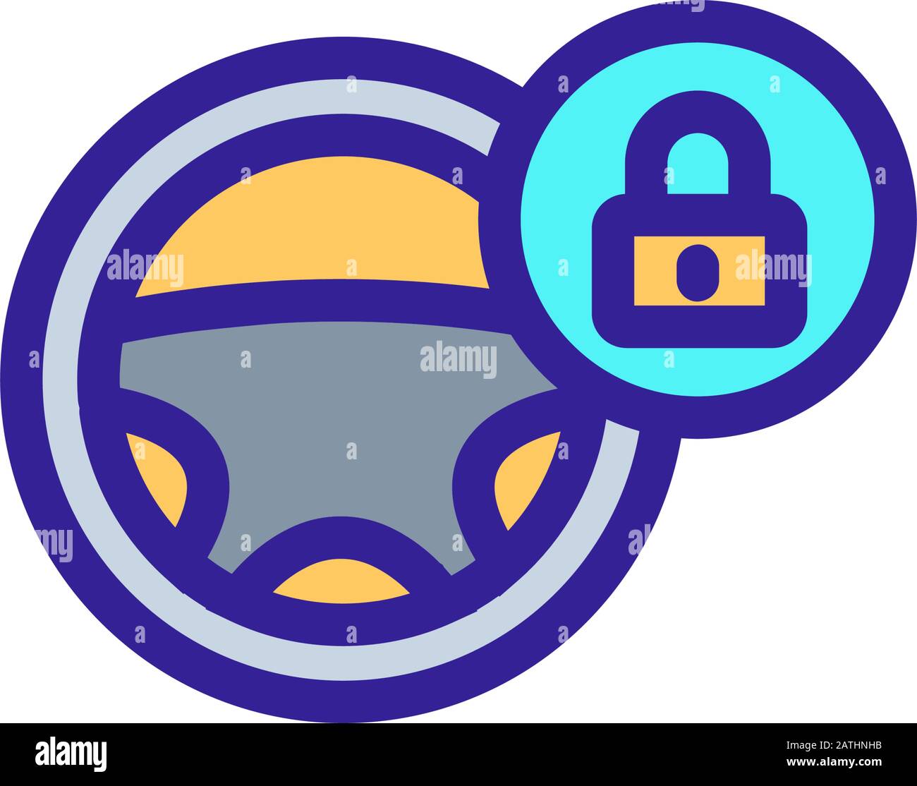 Smart car icon vector. Isolated contour symbol illustration Stock ...