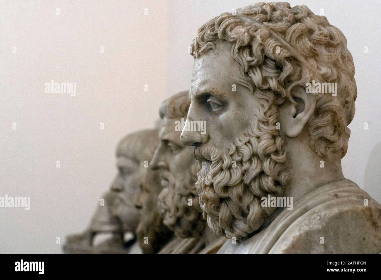 old roman marble statue detail Stock Photo - Alamy