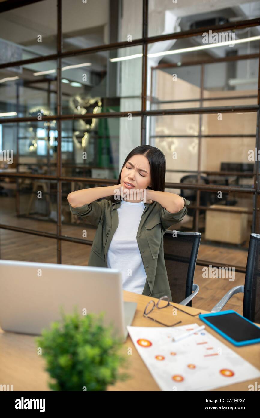 Cute asian girl working from hi-res stock photography and images - Alamy