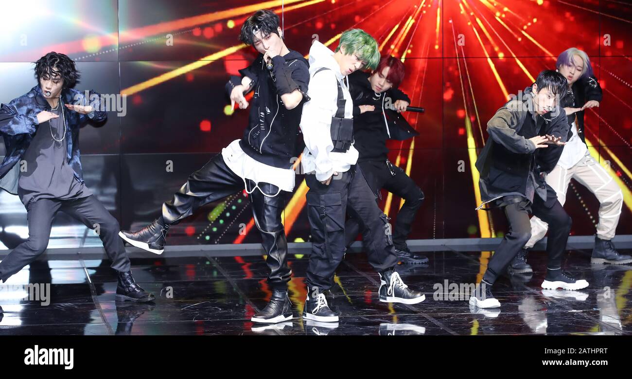 Seoul, South Korea. 03rd Feb, 2020. S. Korean boy group DKB South ...