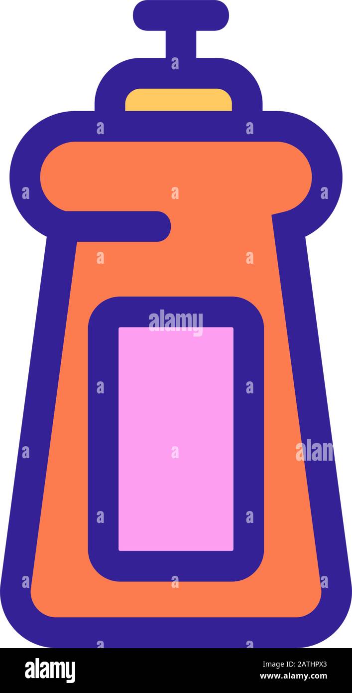 detergent icon vector. Isolated contour symbol illustration Stock ...