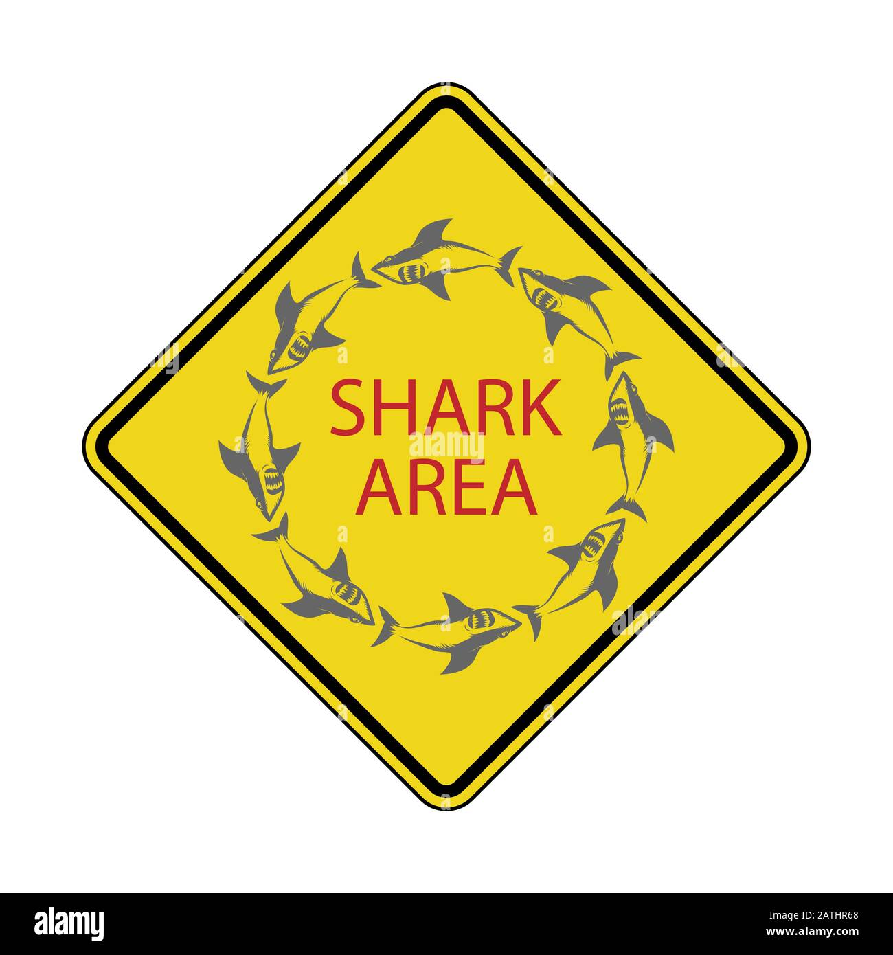 Swimming area sign Stock Vector Images - Alamy