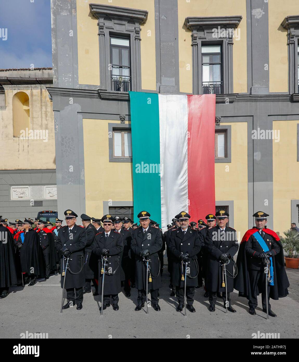 Naples, Italy. 03rd Feb, 2020. Commando Legion Carabinieri Campania ...