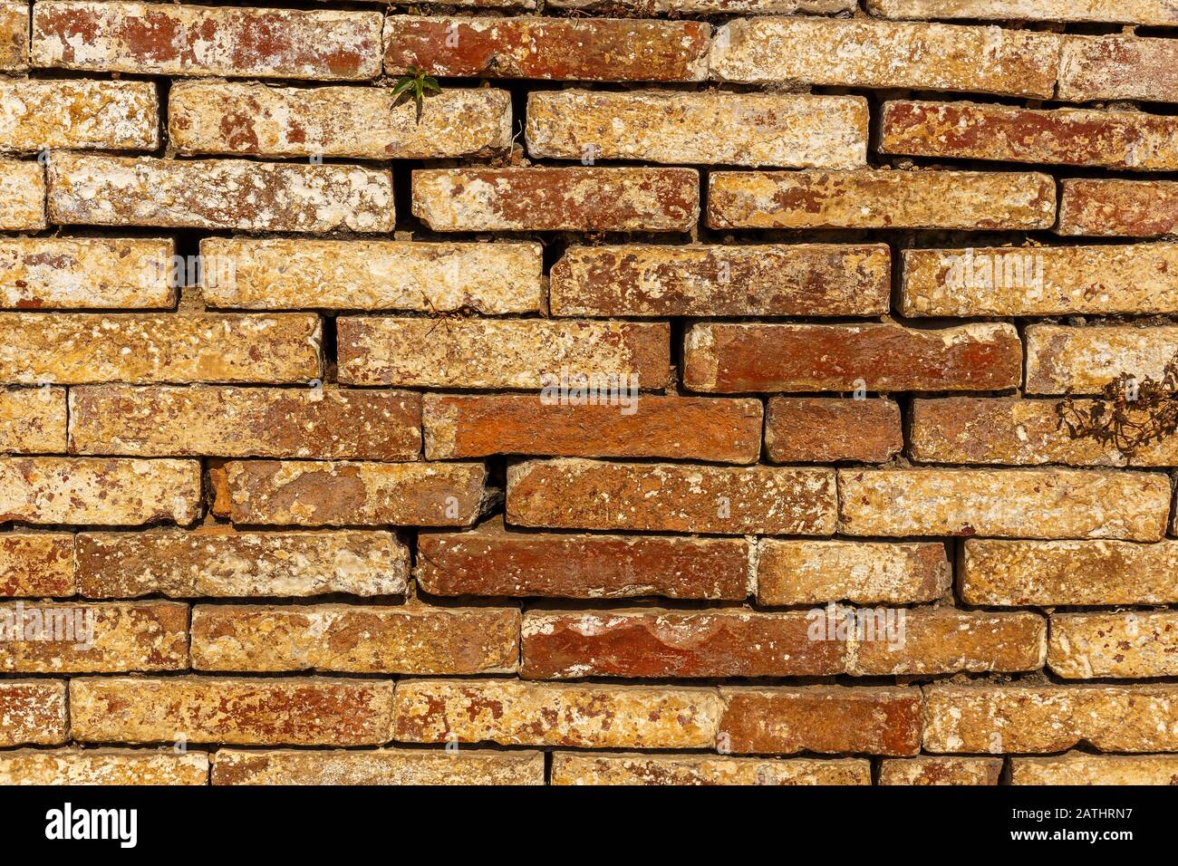 old brick wall texture, brick wall, Kirtipur Nepal Stock Photo - Alamy