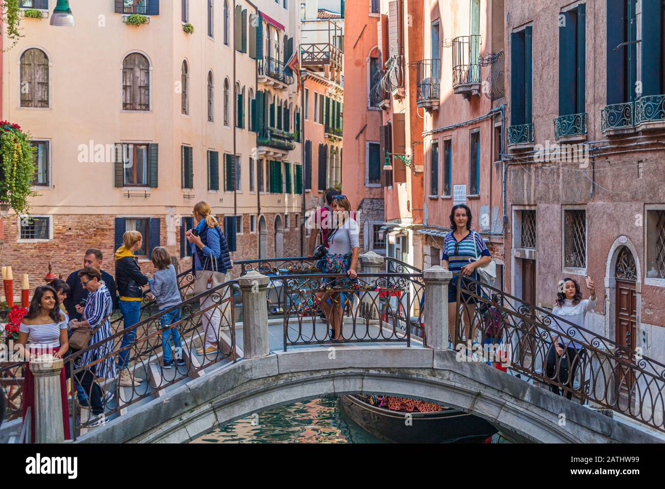 Bridge over canal venetian architecture hi-res stock photography and ...