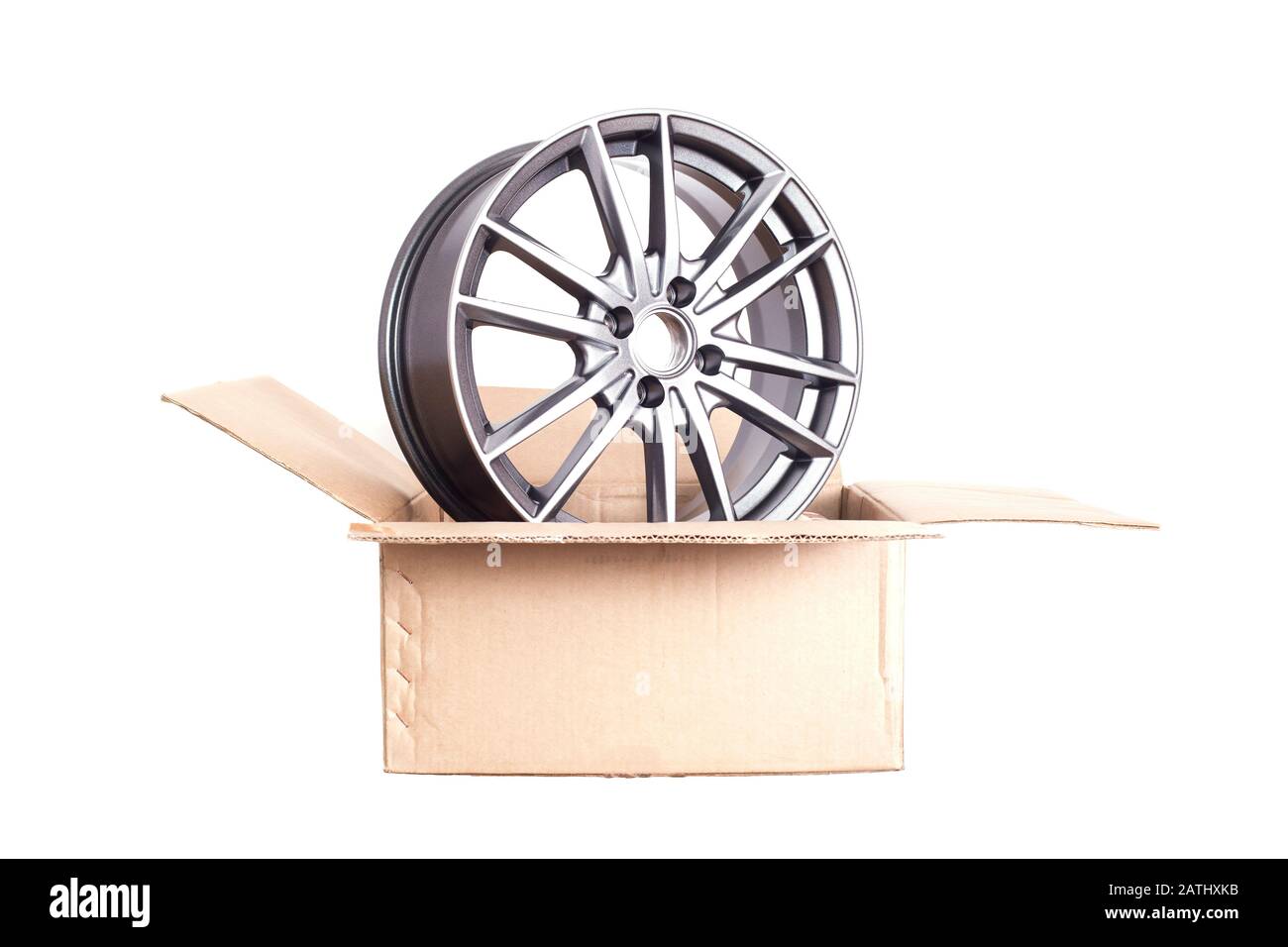 Aluminium wheel rim aluminium rim Cut Out Stock Images & Pictures - Alamy