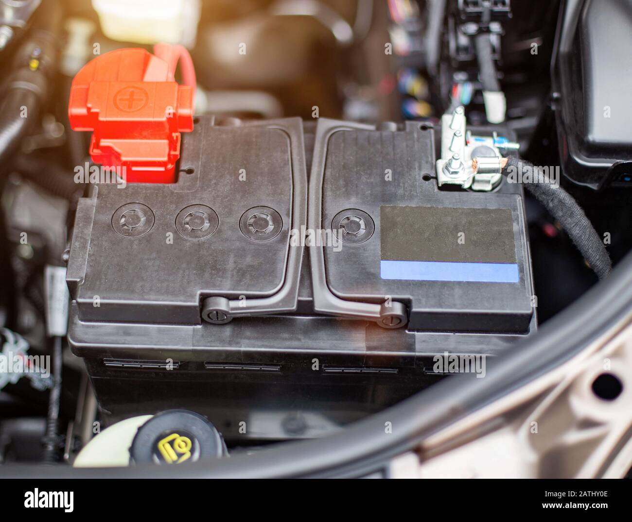 Electric car engine compartment hi-res stock photography and images - Alamy