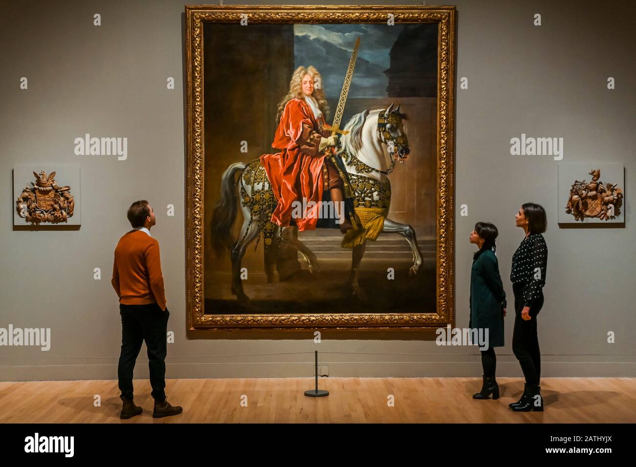London, UK. 3rd Feb, 2020. Equestrian Portrait of Lord Mayor of London ...