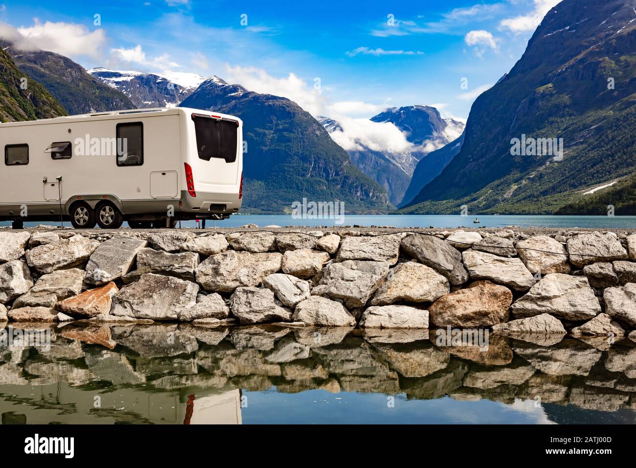 Family vacation travel RV, holiday trip in motorhome, Caravan car ...