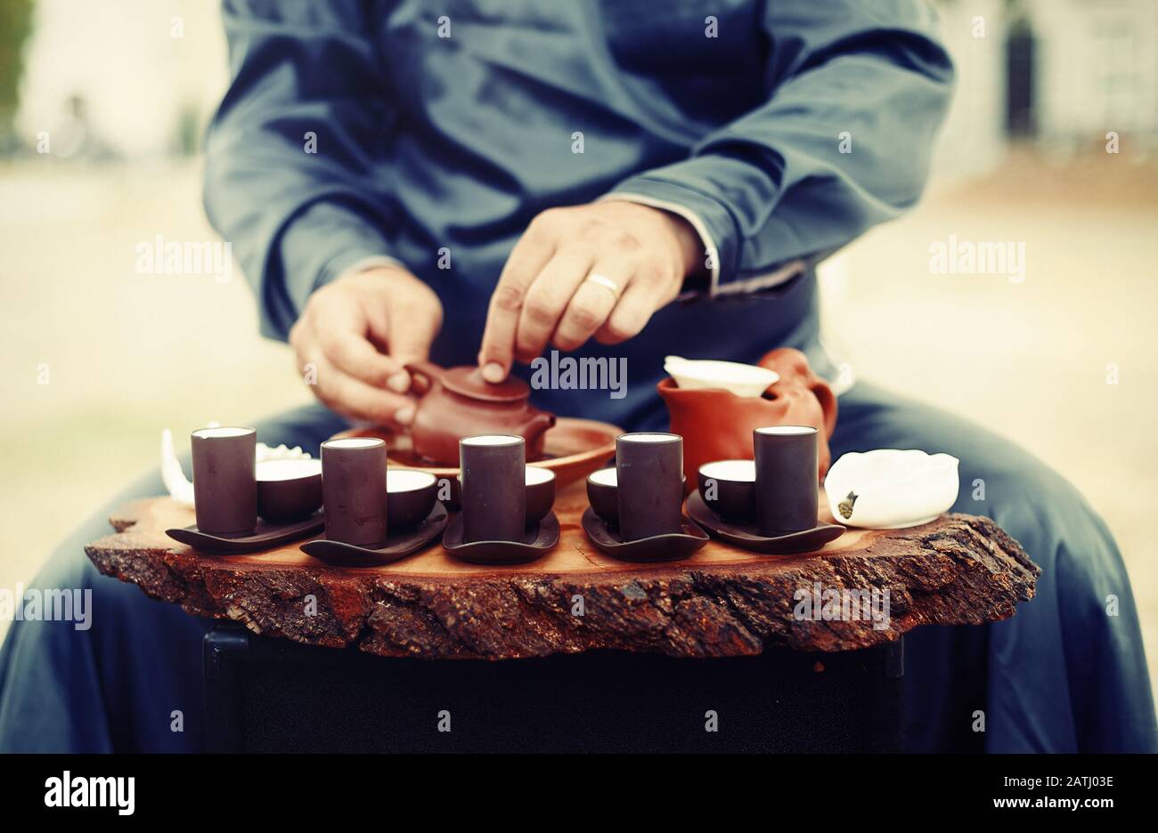 Japan tea monk hi-res stock photography and images - Alamy