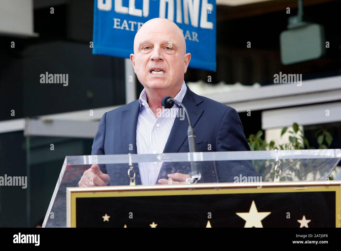 Chris Albrecht at the induction ceremony for Star on the Hollywood Walk ...