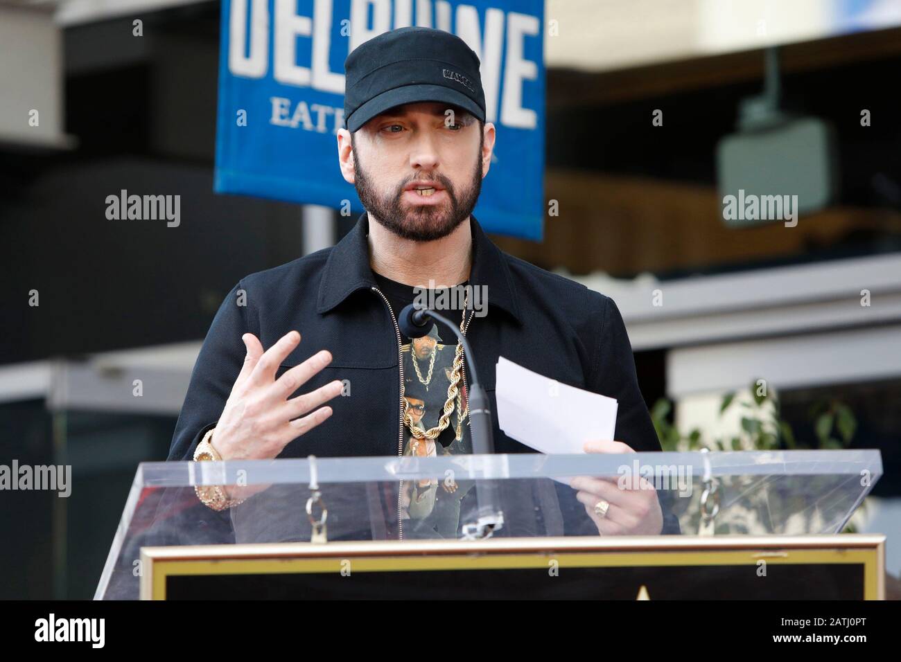 Eminem, Marshall Bruce Mathers III at the induction ceremony for Star ...