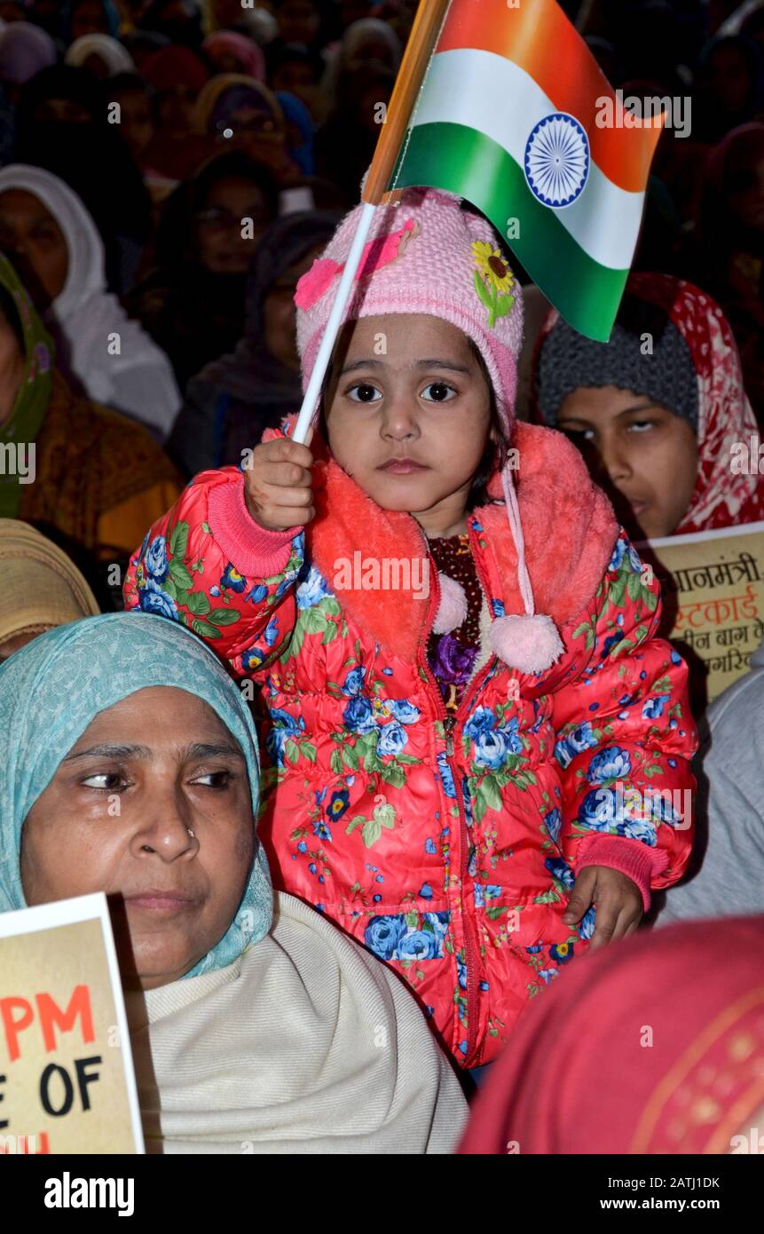 Women Protesters of Shaheen Bagh, New Delhi, India- January 18, 2020 ...